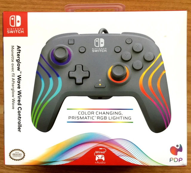 MANETTE FILAIRE AFTERGLOW Wave Nintendo Switch Pdp Version Euro ...