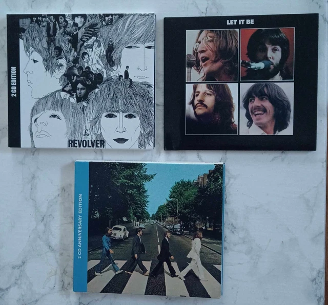 THE BEATLES- REVOLVER 2CD, Abbey Road 2 CD, Let it Be CD. All Remixed £ ...
