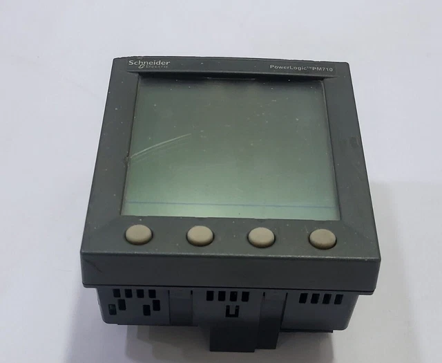 SCHNEIDER POWER LOGIC Meter Pm710 With Display (Slightly Damage) £214. ...