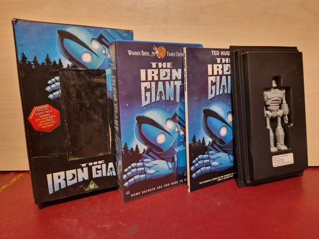 THE IRON GIANT - Box Set - PAL VHS Video Tape + Toy & Book (K8) £5.99 ...