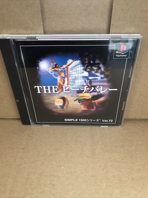 PS1 NTSC - THE BEACH VOLLEYBALL SIMPLE 1500 Vol.72 - COMME NEUF - ÉTAT ...