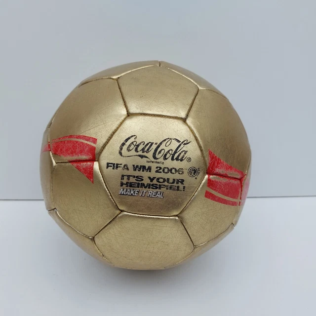 COCA COLA COKE FIFA World Cup 2006 Football Ball Gold Limited Edition ...