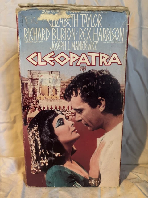 CLEOPATRA (1963) VHS with Elizabeth Taylor and Richard Burton ...