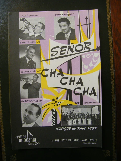 PARTITURA SENOR CHA Cha Cha Mambo Gitan Paul Piot EUR 17,35 - PicClick IT
