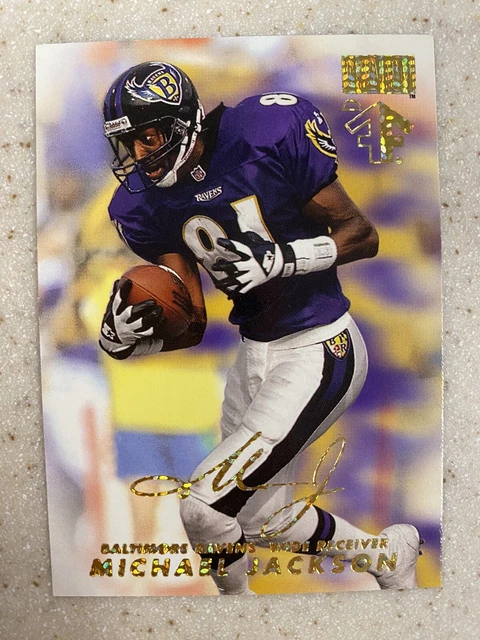 1998 SKYBOX PREMIUM Fleet Farm Michael Jackson #86 Baltimore Ravens $20 ...