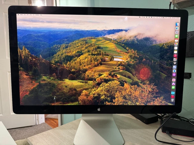 APPLE THUNDERBOLT A1407 27" Widescreen Monitor - Silver $91.00 - PicClick