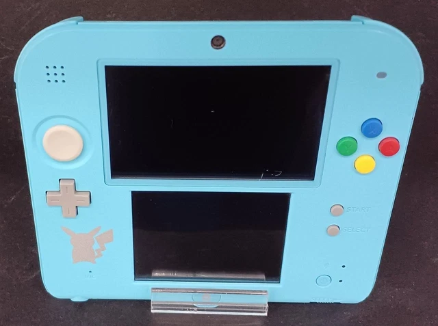 NINTENDO 2DS POKEMON Center Special Edition Light Blue Pikachu Japan ...