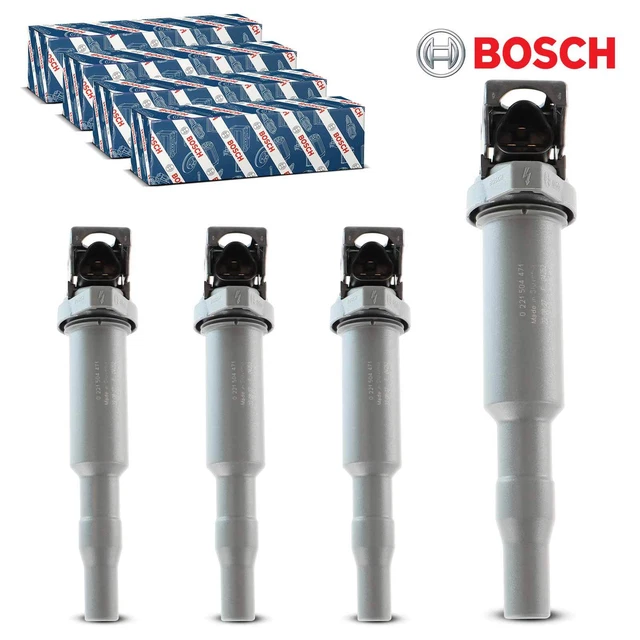 4X BOSCH 0221504471 Bobine D'Allumage Pour BMW E90 E93 E92 E91 E60 ...