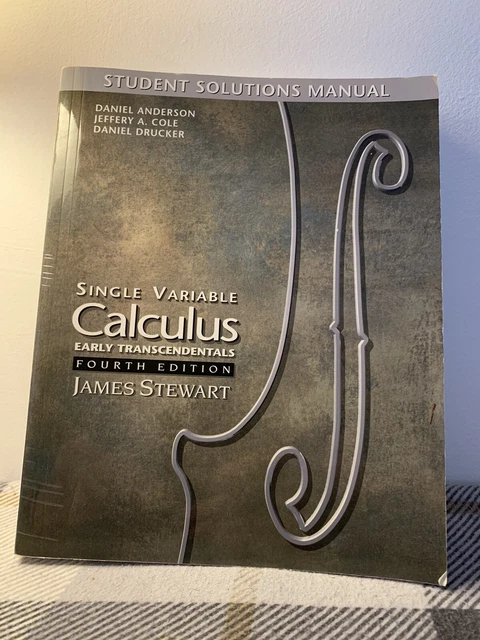 SINGLE VARIABLE CALCULUS james stewart Fourth Edition £26.69 - PicClick UK