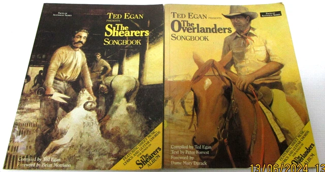 TED EGAN..FACES OF Australia Series..The Overlanders/The Shearers ...