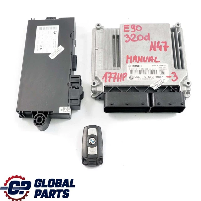 BMW E81 E87 LCI E90 120d 320d N47 177HP ECU Kit DDE 8512498 CAS3 + Key ...