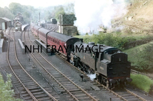 PHOTOPRINT: BR NER Stnd. 2-6-4T 80116 leaving Goathland for Pickering £ ...