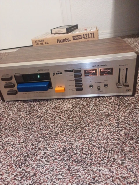 REALISTIC TR-802 8-TRACK Recording Tape Deck w/ Dolby MN 14-928 ...