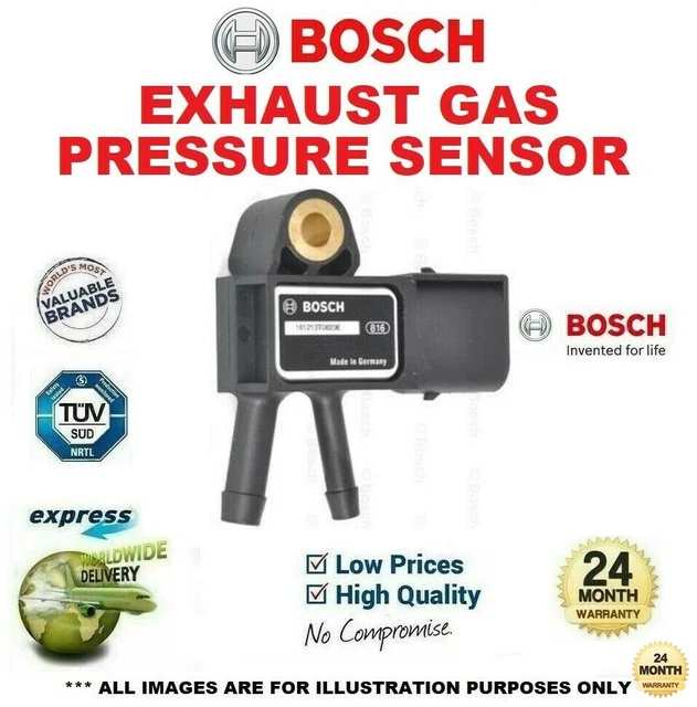BOSCH DPF EXHAUST PRESSURE SENSOR for MERCEDES ECLASS E250 CDI BlueTEC ...