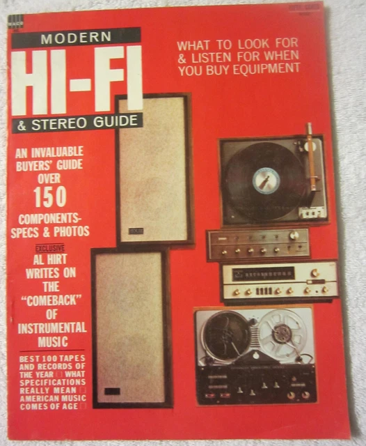 1966 MODERN HI-FI Stereo Buyers Guide Magazine Vintage,Fisher,Jensen ...