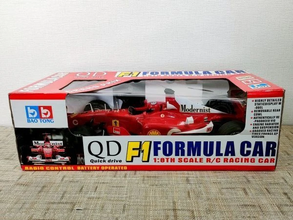 BIG RADIO CONTROLLED Qd F1 Formula Car Scale R/C Racing Baotong Jumbo ...