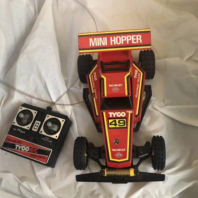 VINTAGE TYCO RC Mini Hopper 49 Monroe STP Radio Controlled Racing Car ...