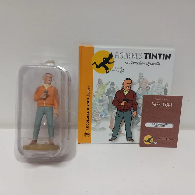 FIGURINE TINTIN COLLECTION Officielle - Le Colonel Jorgen - N° 96 EUR ...