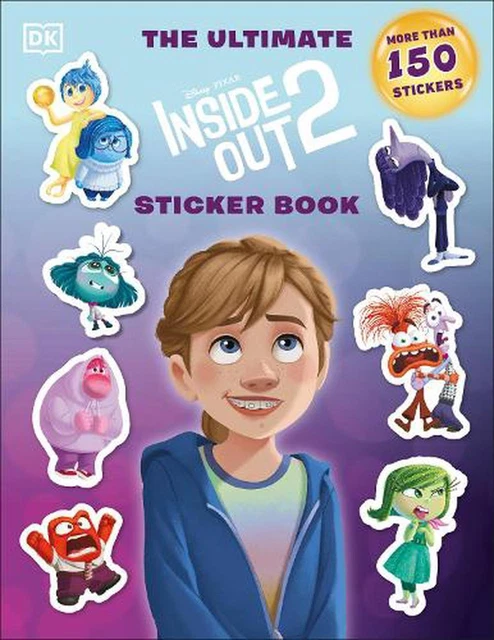 DISNEY PIXAR INSIDE Out 2 Ultimate Sticker Book by DK Paperback Book £ ...