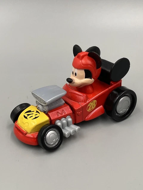DISNEY JUNIOR MICKEY Roadster Racers Red Mickey Mouse Die-Cast Car 3” £ ...