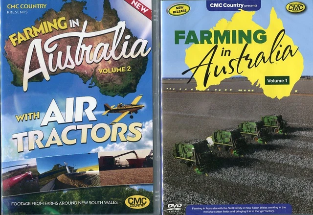 FARMING IN AUSTRALIA Vol. 1 & 2 (with Air Tractors) CMC Farming Double ...