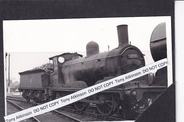 BR EX CALEDONIAN - Jumbo 0-6-0 No. 57385 @ Carstairs - Vintage Image ...
