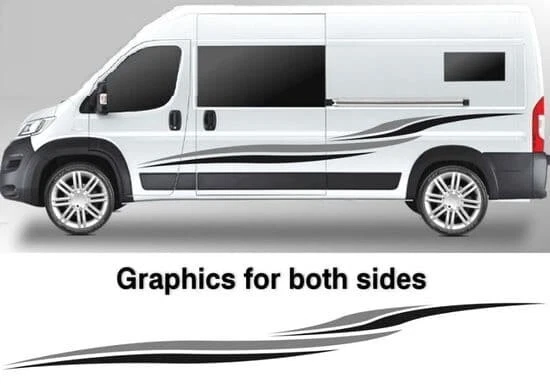 (NO.783) MOTORHOME GRAPHICS STICKERS DECALS CAMPER VAN CARAVAN ...