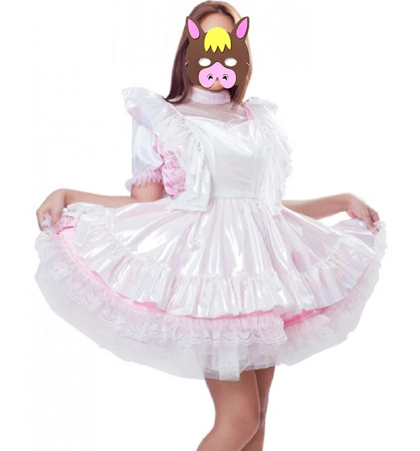 Sissy Maid Satin Dress Lockable Cosplay Costume Tailor Made Eur 55 51