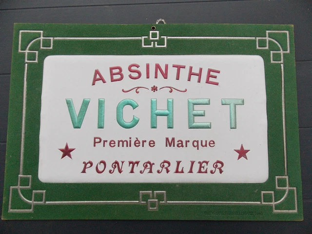 ANCIEN CARTON ABSINTHE Vichet-Tres Bon Etat- EUR 75,00 - PicClick FR