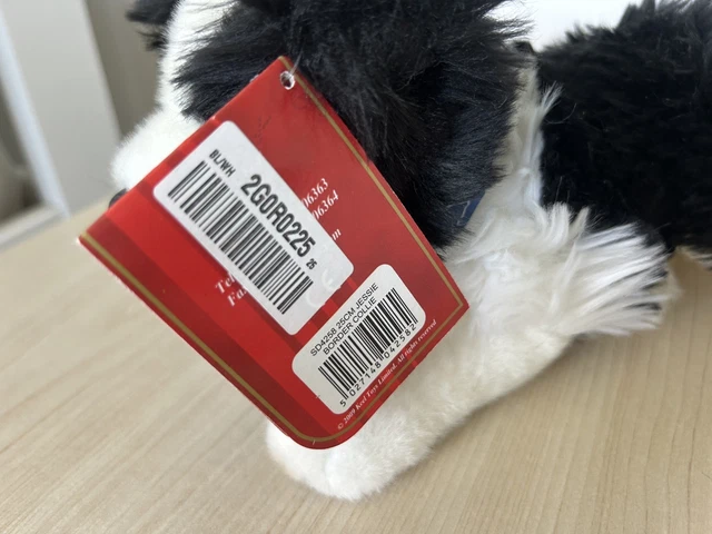 KEEL TOYS JESSIE Border Collie Dog Plush 25cm 2009 SD4258 BNWT Vintage ...