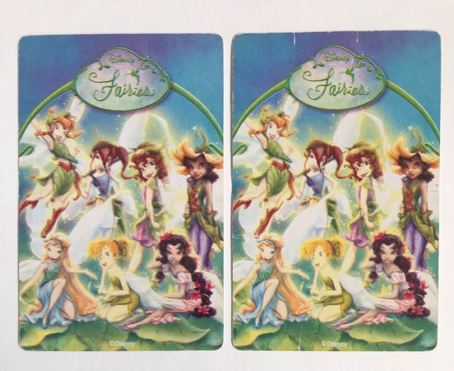 VIDIA DISNEY TINKERBELL Fairy Fairies Girl Cartoon Swap Playing Cards ...