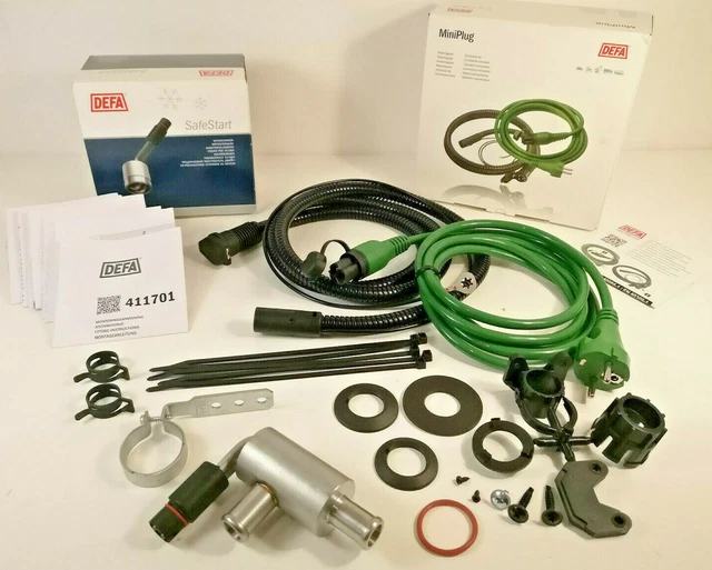 ENGINE HEATER KIT 230V DEFA 411701 for VOLKSWAGEN Golf 1.9SDI AQM 2001 ...
