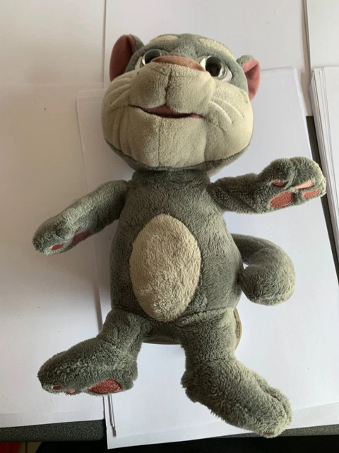 TALKING TOM CAT Repeats Voice Sounds Soft Toy Plush 10" Dragon-i [UB2 ...