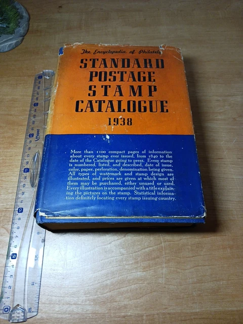 SCOTT'S STANDARD POSTAGE Stamp Catalogue 1938 94th Edition Illustrated ...