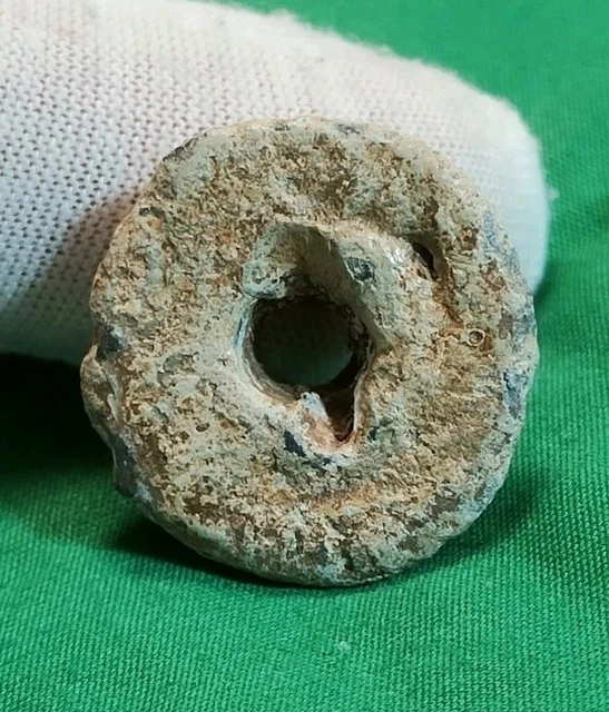 ANCIENT LEAD ALLOY Spindle Whorl Metal Detecting Find (344) £3.00 ...