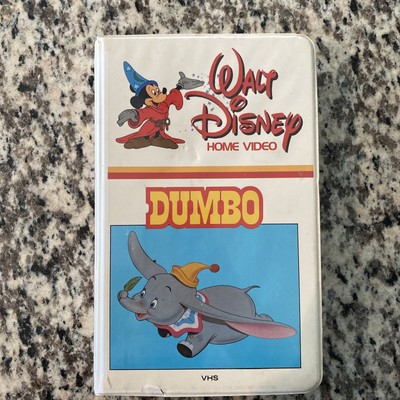 DUMBO WALT DISNEY home video vhs vintage Original Orange Label Release ...