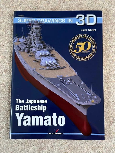 SUPER DRAWINGS IN 3D 16050 The Japanese Battleship Yamato BOOK £24.99 ...