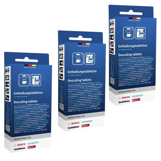 9 X SIEMENS EQ Descaler Tablet Descaling 2in1 Tablets EQ.5 EQ.7 EQ.8 ...