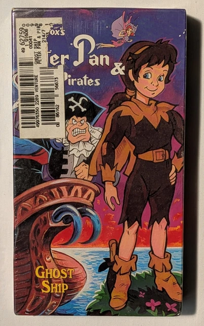 FOX'S PETER PAN & The Pirates Ghost Ship SEALED VHS 1992 Animated Movie ...