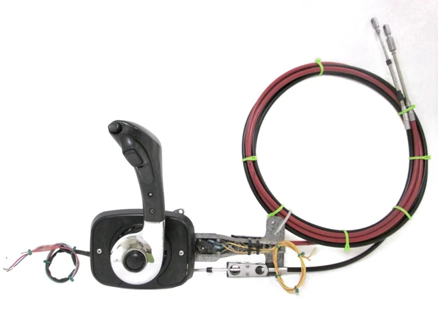 CHRYSLER FORCE OUTBOARD Panel Mount Remote Control w Trim Tilt and ...