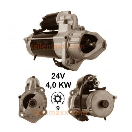 DÉMARREUR POUR MERCEDES Benz Vario Atego Citaro 0041518401 0001231002 ...