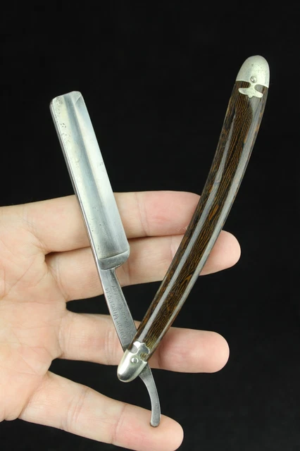 RARE STRAIGHT EDGE razor vintage "ANTON WINGEN JR" Red Point Germany ...