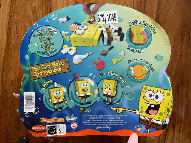 RARE 2002 NICKELODEON SpongeBob SquarePants Switch’em Up Poseable Pal £ ...