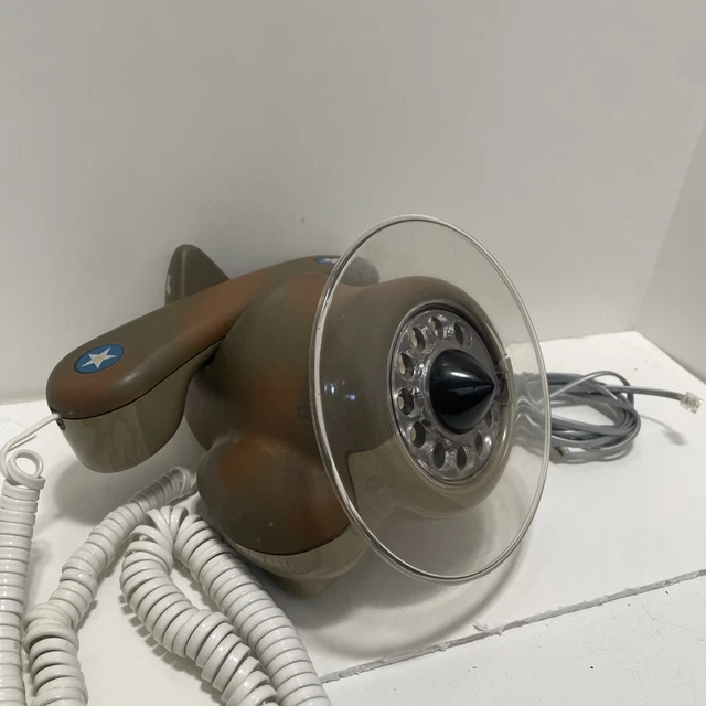 VINTAGE NORTHERN TELECOM Alexander Graham Rotary Dial Airplane Phone ...