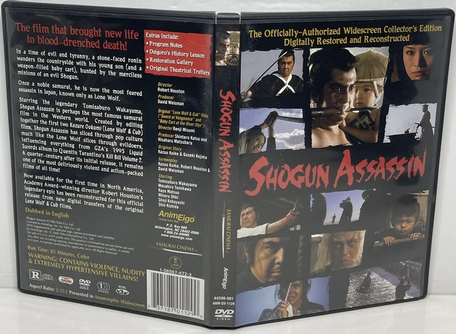 SHOGUN ASSASSIN (DVD, 1980, Tomisaburo Wakayama, Masahiro Tomikawa, OOP ...