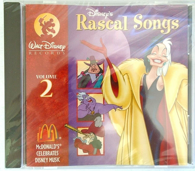 WALT DISNEY RECORDS & McDonald's Disney's Rascal Songs Volume 2 1996 ...