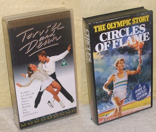 THE VERY BEST of Torvill and Dean / Circles of Flame - 2x VHS ...