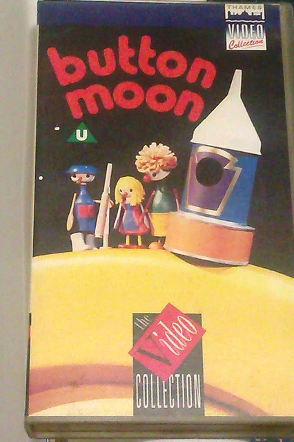 BUTTON MOON VHS 1987 PAL - Alternate 'Clean' Cover £12.00 - PicClick UK