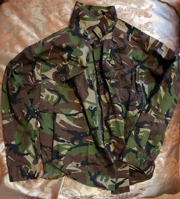 BRITISH ARMY CAMOUFLAGE Lightweight Woodland DP combat jacket 170/96 £6 ...