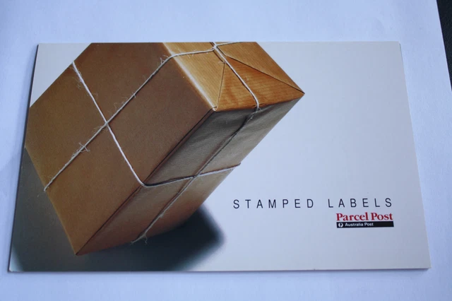AUSTRALIAN STAMP PACK STAMPED LABELS . PARCEL POST ACROSS TOWN PERTH ...